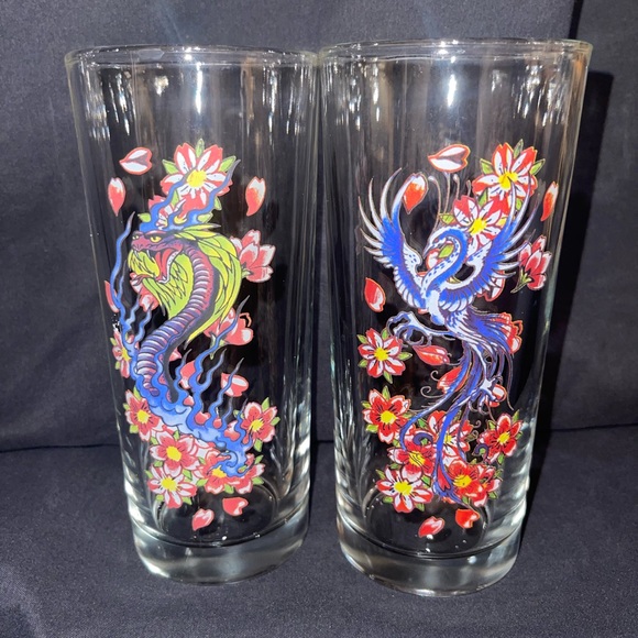 Ed Hardy | Kitchen | Doned Hardy Tattoo Artist Glass Tattoo Design ...